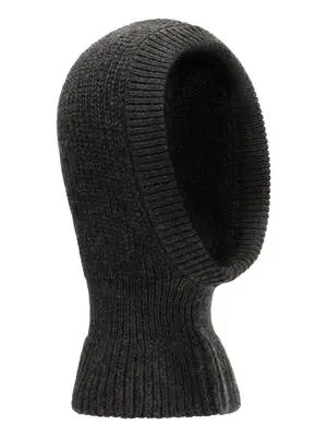 LEMAIRE Ribbed Alpaca-wool Hood - Brown
