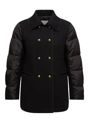 Moncler Chaillo Wool Down Jacket - Black