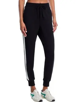 Aqua Racing Stripe Sweatpants Exclusive - Black