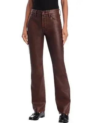 MOTHER The Insider Sneak High Rise Jeans - Just A Scratch