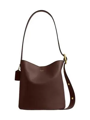 COACH® COACH® Bleecker Bucket Bag Natural Grain Leather/brass/maple