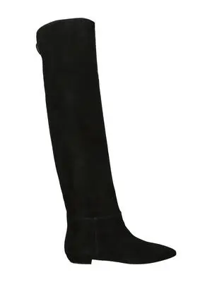 GIANVITO ROSSI Suede Over-the-knee Boots - Black