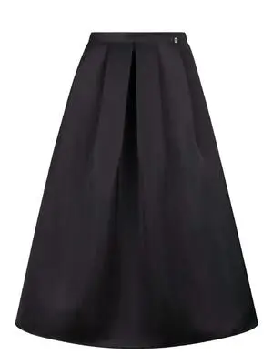 Liu Jo A-line Midi Skirt - Black