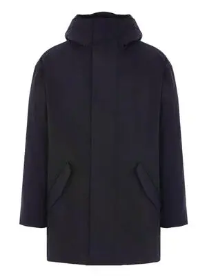 Aspesi Hooded Padded Coat - Blue