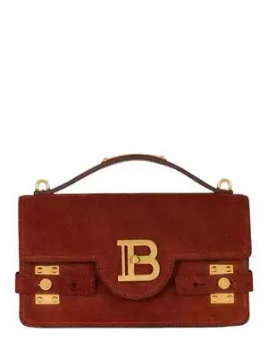 Balmain B-buzz Buckle Tote Bag - Red