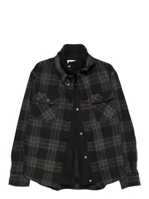 Sacai Plaided Jacket - Black