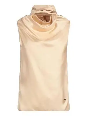 Dsquared2 Sleeveless Satin Top - Beige
