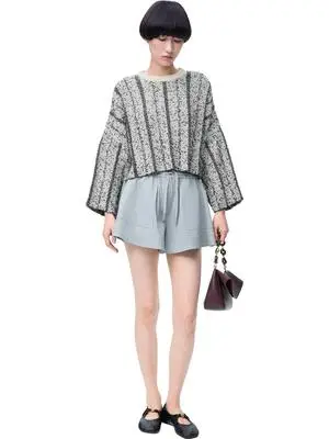 Loewe Wool Sweater - White/black