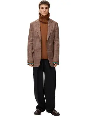 Loewe Turtleneck Wool Sweater Tan