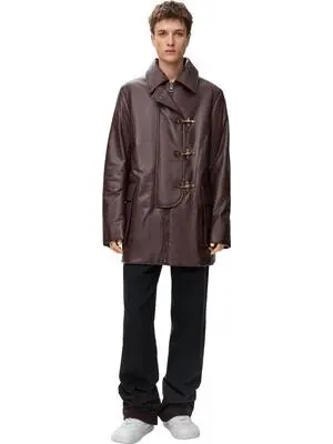 Loewe Nappa Lambskin Coat - Chocolate Brown