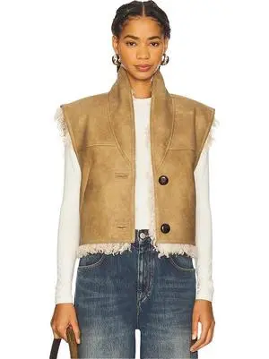 Isabel Marant Clara Vest - Taupe