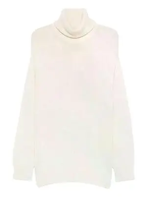 TOTEME Longline Turtleneck - White