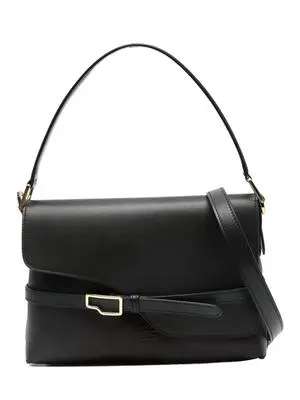 ATP ATELIER Lierna Leather Shoulder Bag - Black