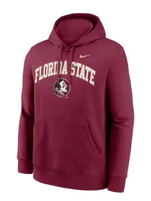 Nike Florida State Arch College Pullover Hoodie - Red