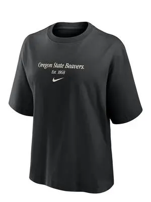 Nike Oregon State Authentics College Boxy T-Shirt Black
