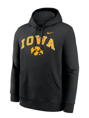 Nike Iowa Arch College Pullover Hoodie - Black