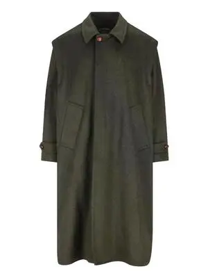CINI Single-Breasted Wool Coat