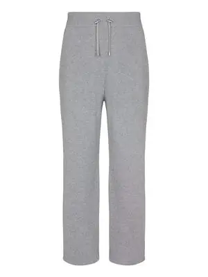 Balmain Recycled Cashmere-wool Blend Track Pants - Grey