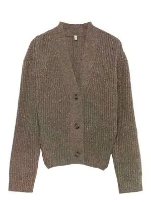 R13 Ribbed Knit Cardigan