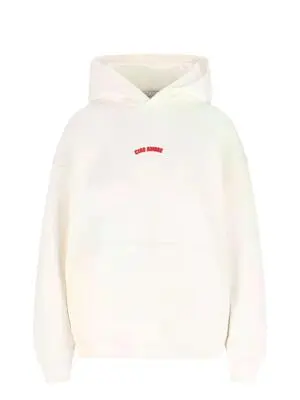 Giada Benincasa Ciao Amore Embroidered Hoodie - White