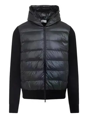 Moncler Hooded Quilted Jacket - Black