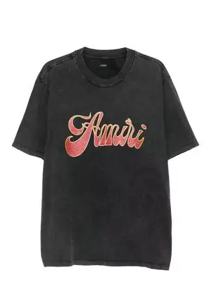 Amiri Logo-print T-shirt - Black