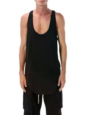 Rick Owens Anthem Cotton Tank Top - Black