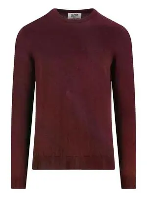 Alpha Studio Crew-neck Cashmere Sweater - Red