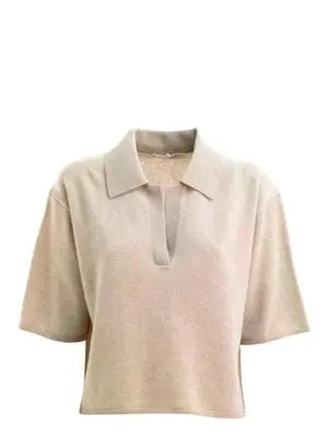 LISA YANG Polo-Neck Cashmere Top