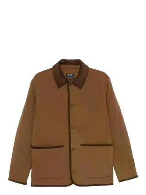 A.p.c. Quilted Jacket - Brown