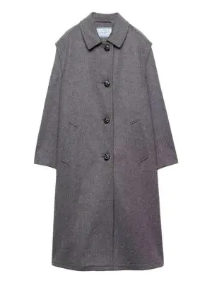 Prada Single-breasted Coat - Grey