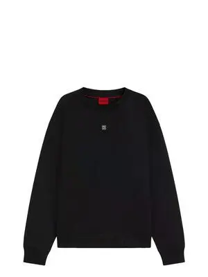 Hugo Logo-patch Sweatshirt - Black