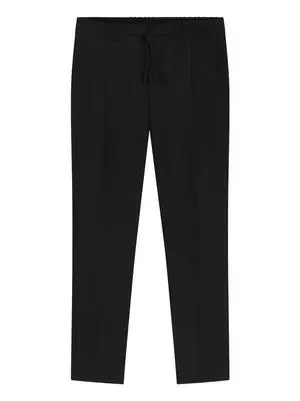 Hugo Drawstring-waist Trousers - Black