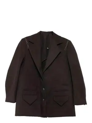 SONIA CARRASCO Heavyweight Single-breasted Blazer