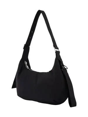 SAMSOE SAMSOE Medium Zip-fastening Curved Shoulder Bag - Black