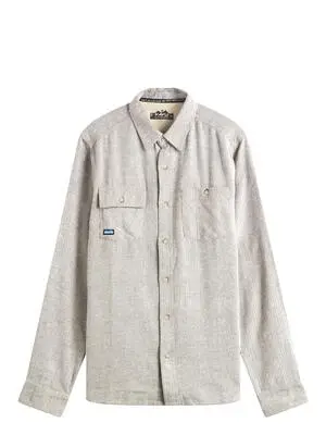 KAVU Langley Herringbone Overshirt - Paper Birch