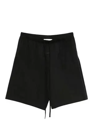 Fear Of God Logo Patch Shorts Black