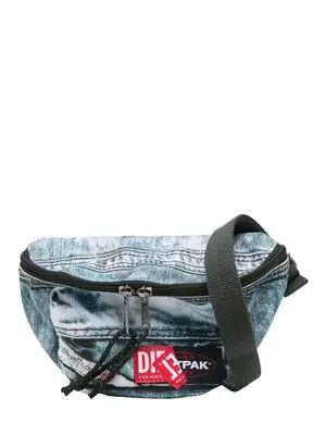 EASTPAK X Diesel Denim-print Belt Bag - Blue