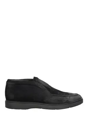 Tagliatore Suede-leather Loafers - Black