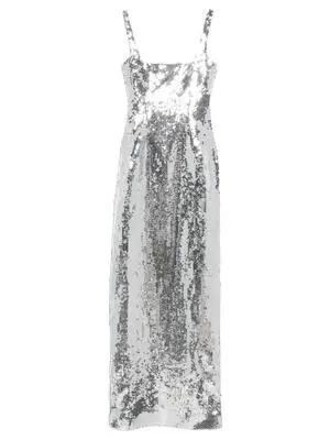 16Arlington Electra Sequin Gown Silver