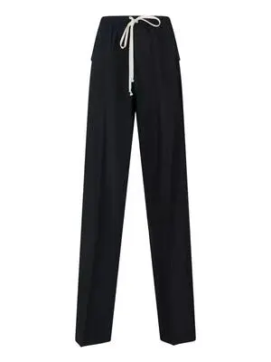 Rick Owens Drawstring Trousers - Black