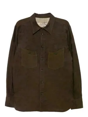 ZIGGY CHEN Cotton Shirt - Brown