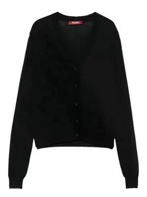 Max Mara Buttoned Cardigan - Black