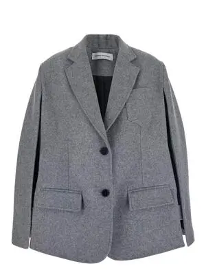 FEDERICA BOMBACI Split-sleeve Wool Jacket - Grey
