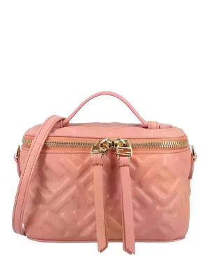 Fendi Vanity Ff-pattern Quilted Tote Bag - Pink