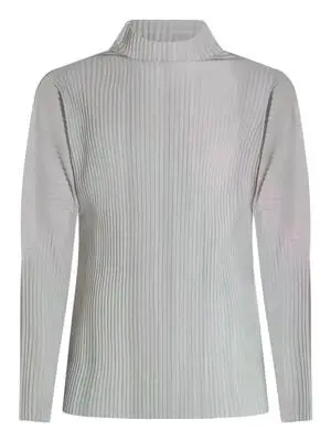 Issey Miyake Turtleneck T-shirt - Grey