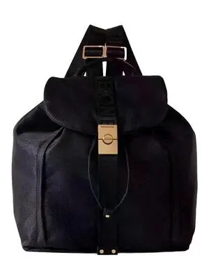 Borbonese Medium Fold Backpack - Black