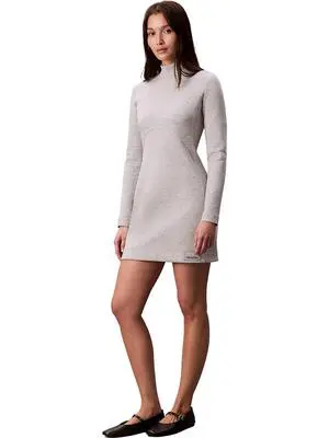 Calvin Klein Smooth Slim Mini Dress - History Grey Heather