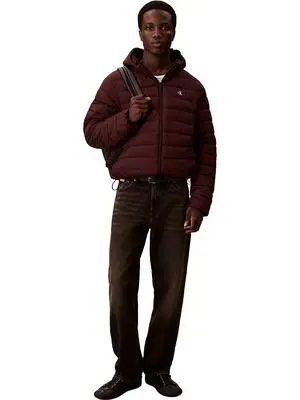 Calvin Klein Ripstop Packable Puffer Jacket - Moroccan Brown