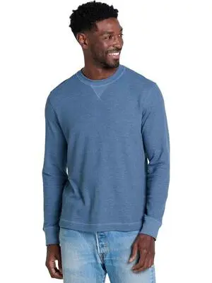 TOAD & CO Framer II Long Sleeve Crew Pacific Blue